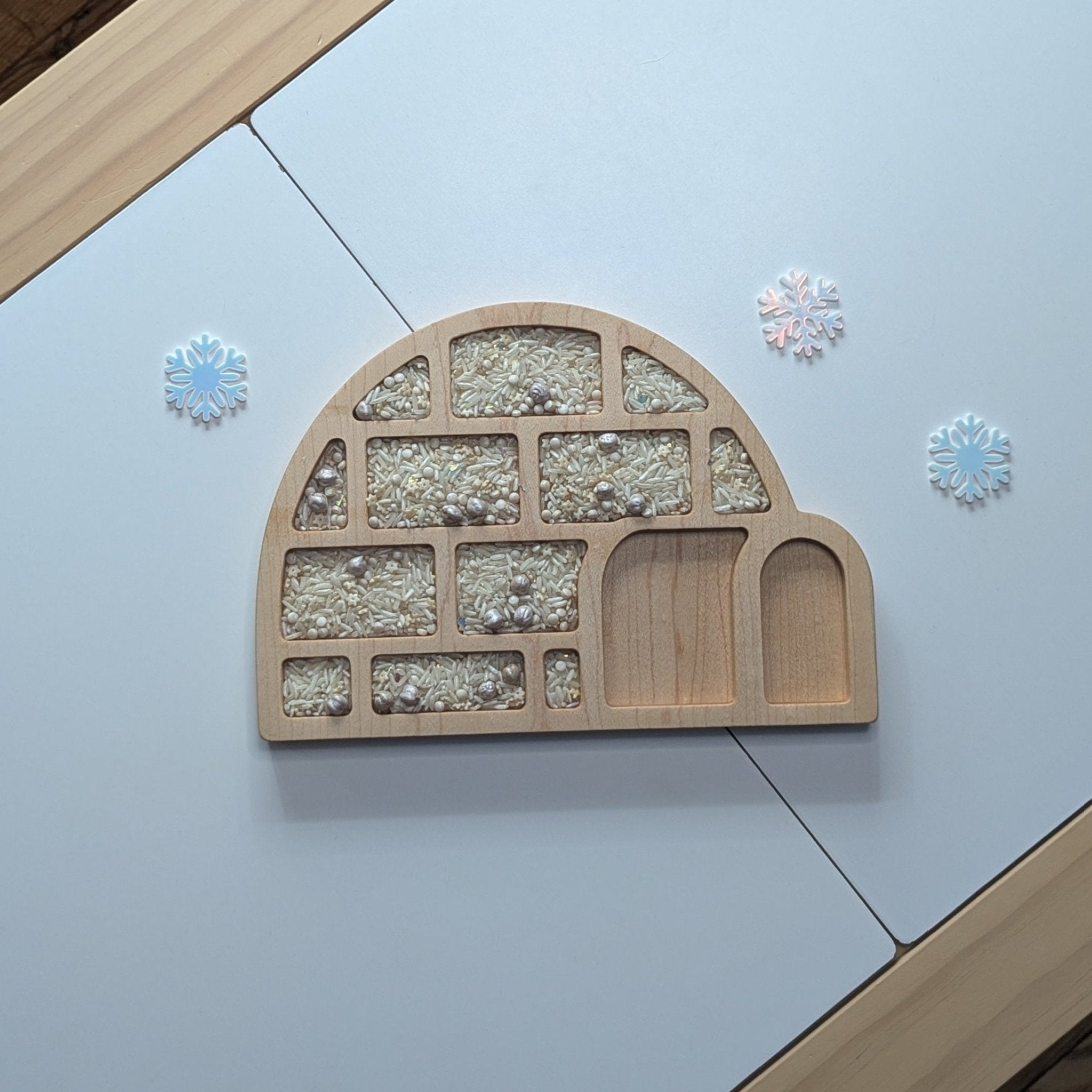 Igloo Sensory Play Tray – Carved Together Co