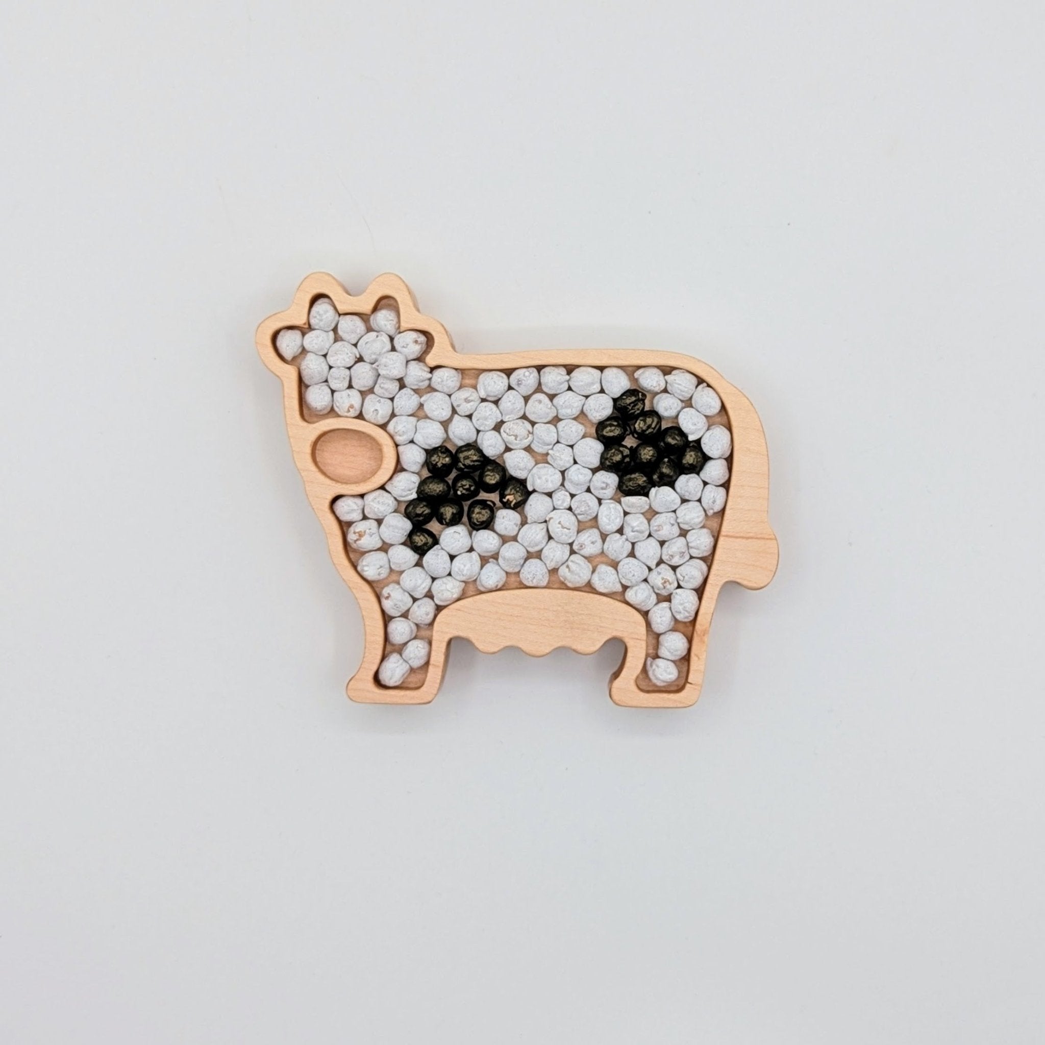 Mini Cow Sensory Play Tray – Carved Together Co